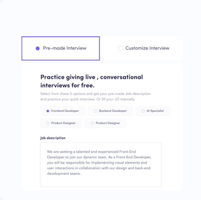 Talently.ai: Polish your interview skills